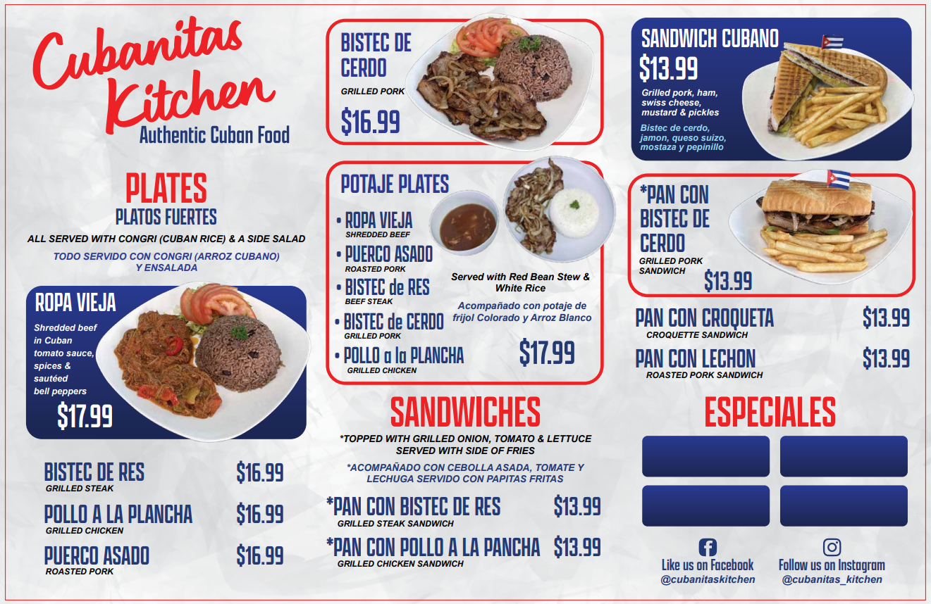 Cubanitas Kitchen - Traditional Cuban Food in AZ!